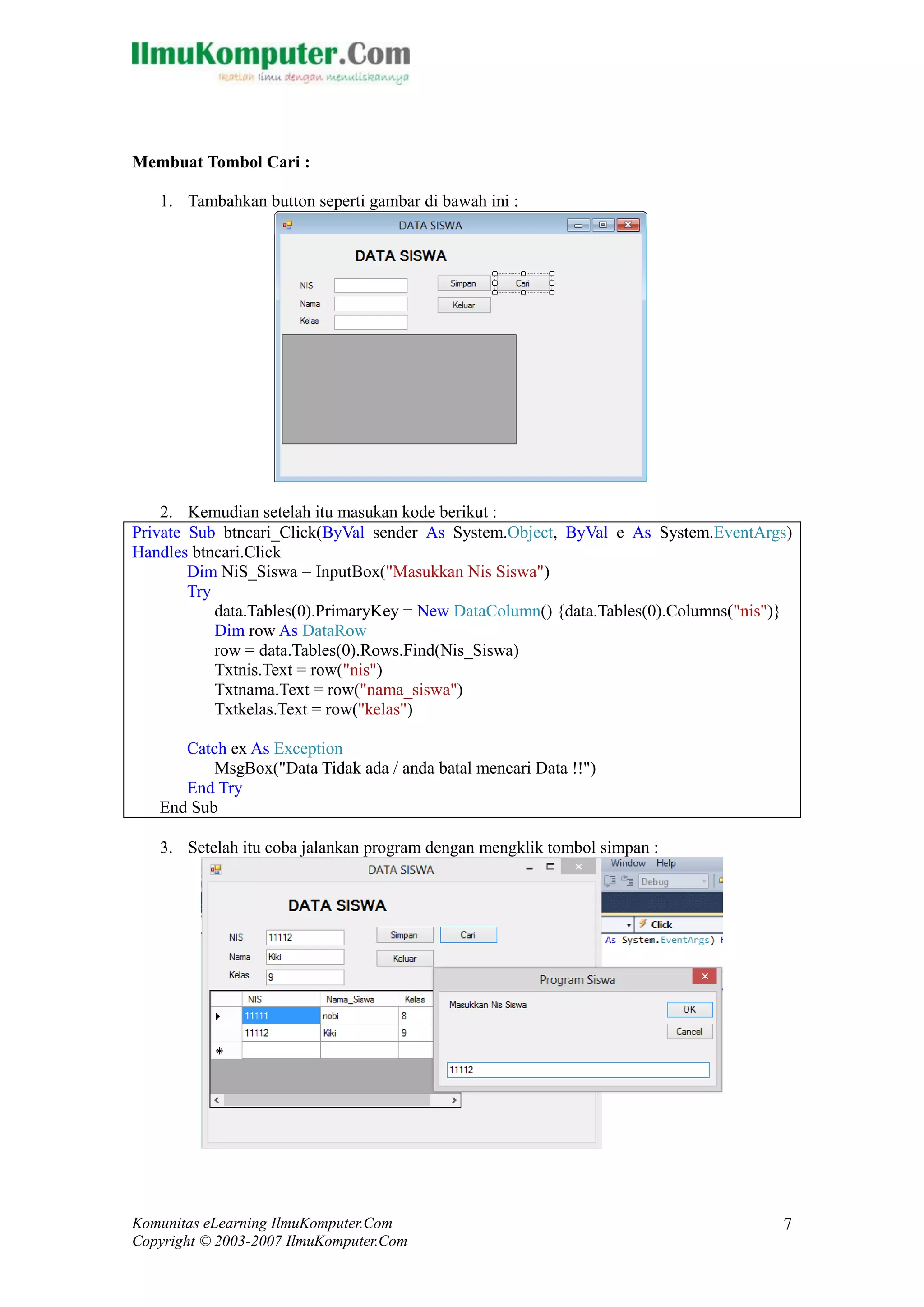 Aplikasi edit-simpan-hapus-cari-data-menggunakan-visual-basic-20101 | PDF