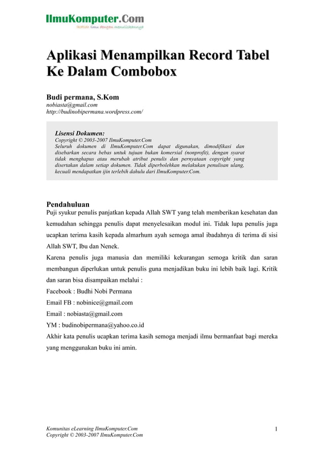 Aplikasi menampilkan-record-tabel-ke-dalam-combobox | PDF