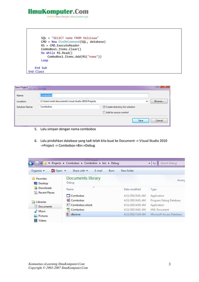 Aplikasi menampilkan-record-tabel-ke-dalam-combobox | PDF