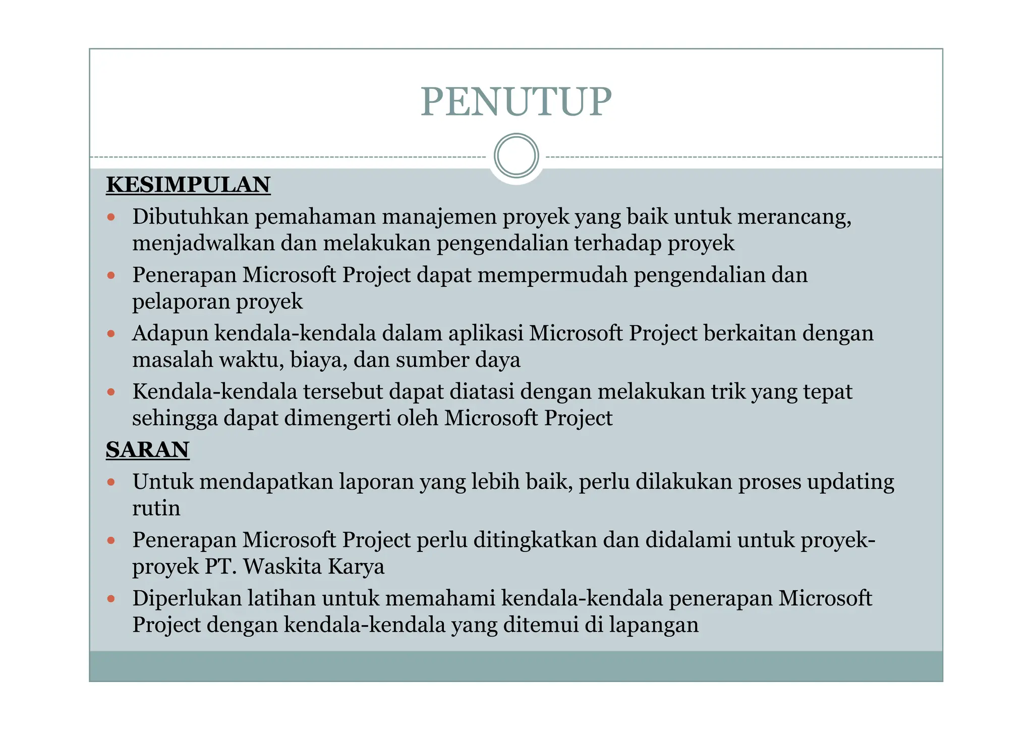 Aplikasi ms project................................... | PPT