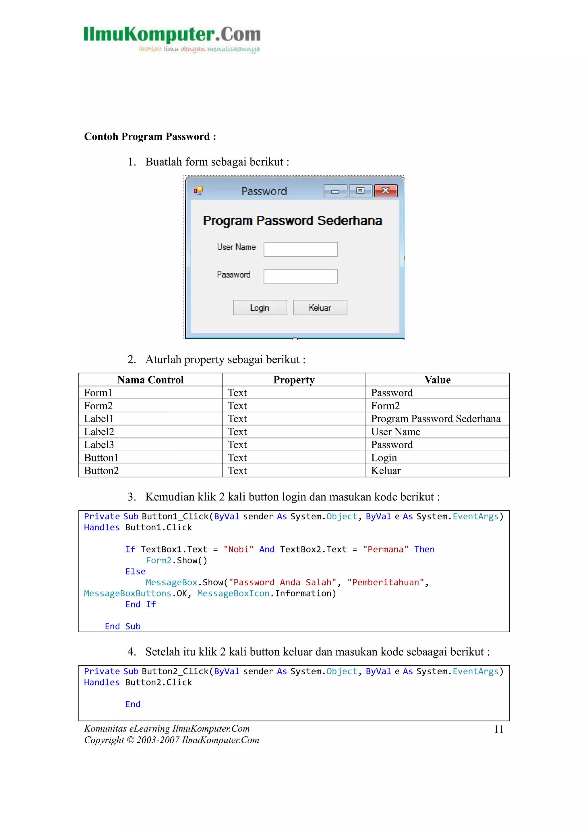 Aplikasi penggunaan-if-then-else-dan-select-case-pada-visual-basic-2010 | PDF