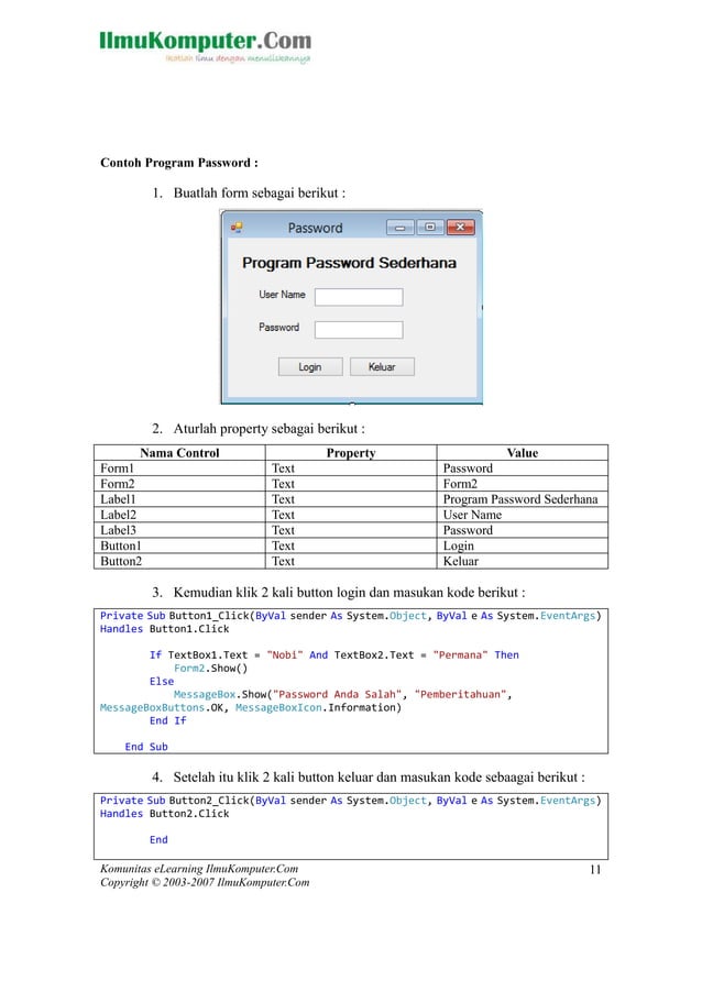 Aplikasi penggunaan-if-then-else-dan-select-case-pada-visual-basic-2010 | PDF