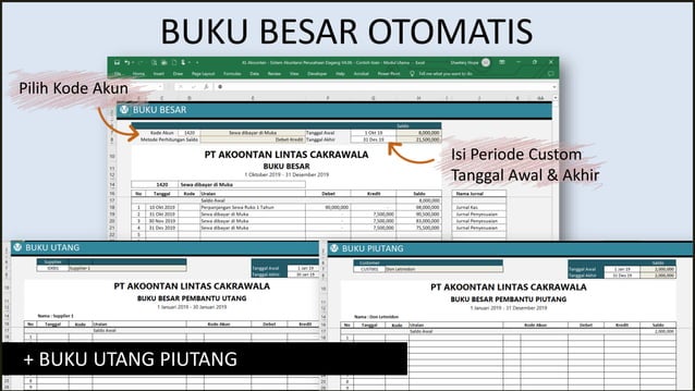 Aplikasi Akuntansi Excel Perusahaan Dagang | PDF
