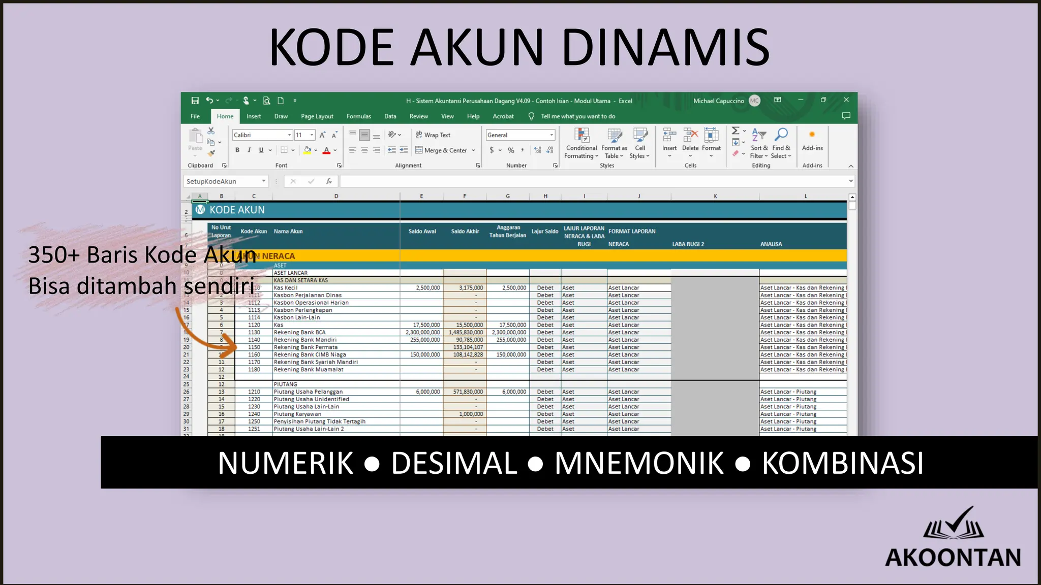 Aplikasi Akuntansi Excel Perusahaan Manufaktur | PDF