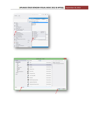 Aplikasi crud dengan visual basic 2012 | PDF