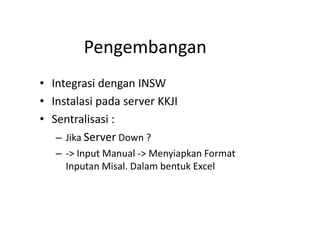 Aplikasi dan pengembangan sipanji | PPT