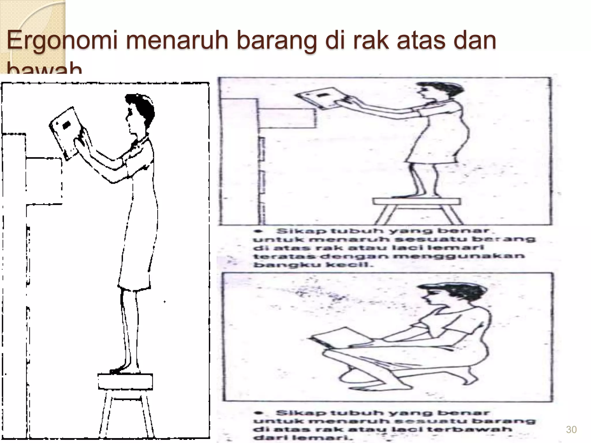 Aplikasi ergonomi pada kesehatan kerja dan kes keluarga | PPTX