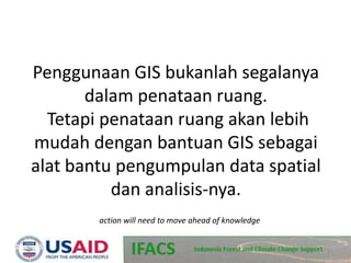 Aplikasi GIS dalam penataan ruang | PPTX