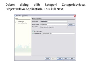 Aplikasi gui netbeans | PDF