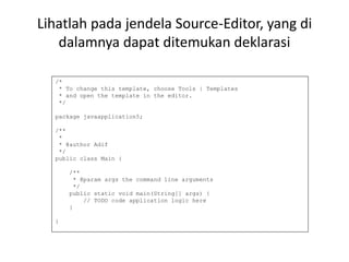 Aplikasi gui netbeans | PDF