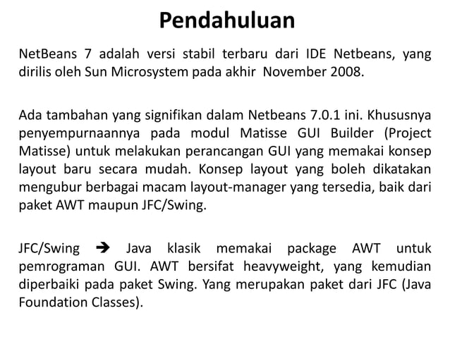 Aplikasi gui netbeans | PDF