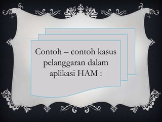 Aplikasi ham | PPTX