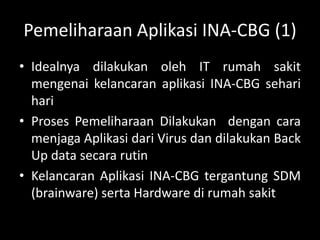 Aplikasi ina cbg | PPT