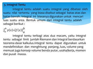 Aplikasi integral dalam menghitung volume keranjang buah jeruk | PPTX