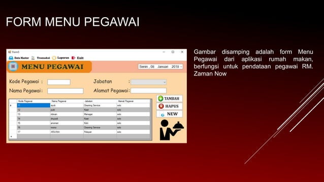 Aplikasi Kasir Rumah Makan | PPTX