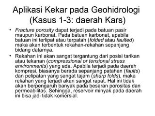 Aplikasi kekar #5 geologi struktur arie noor rakhman | PPT