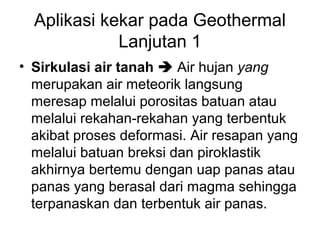 Aplikasi kekar #5 geologi struktur arie noor rakhman | PPT