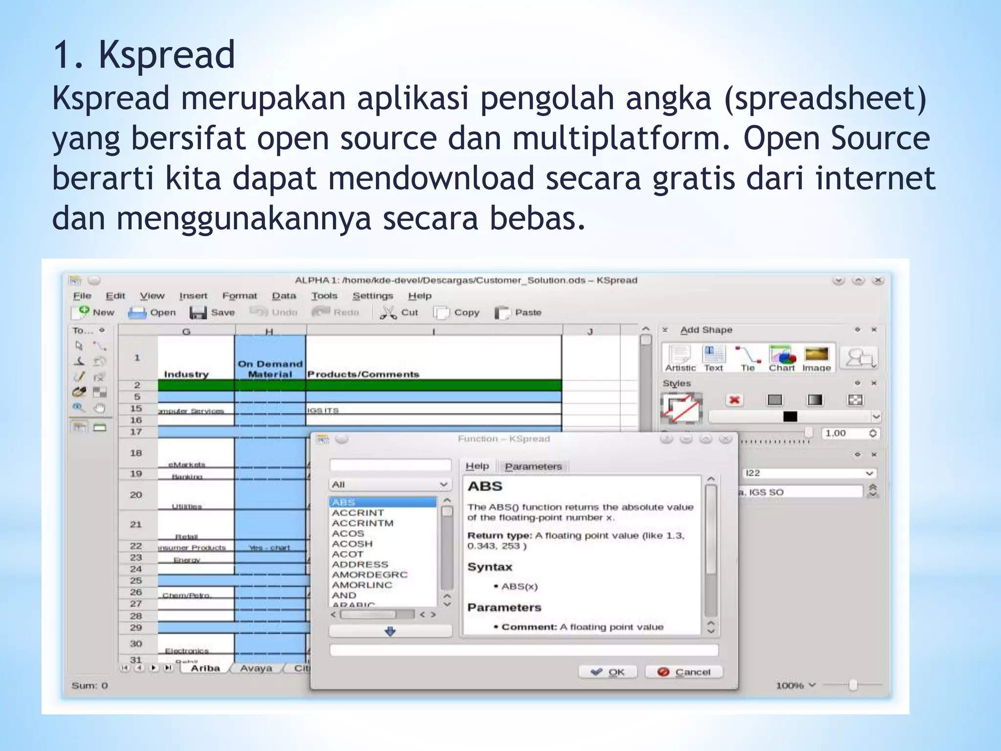 Aplikasi komputer | PPT