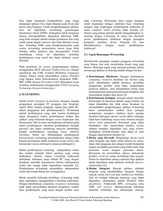 Aplikasi M Learning Berbasis Java | PDF