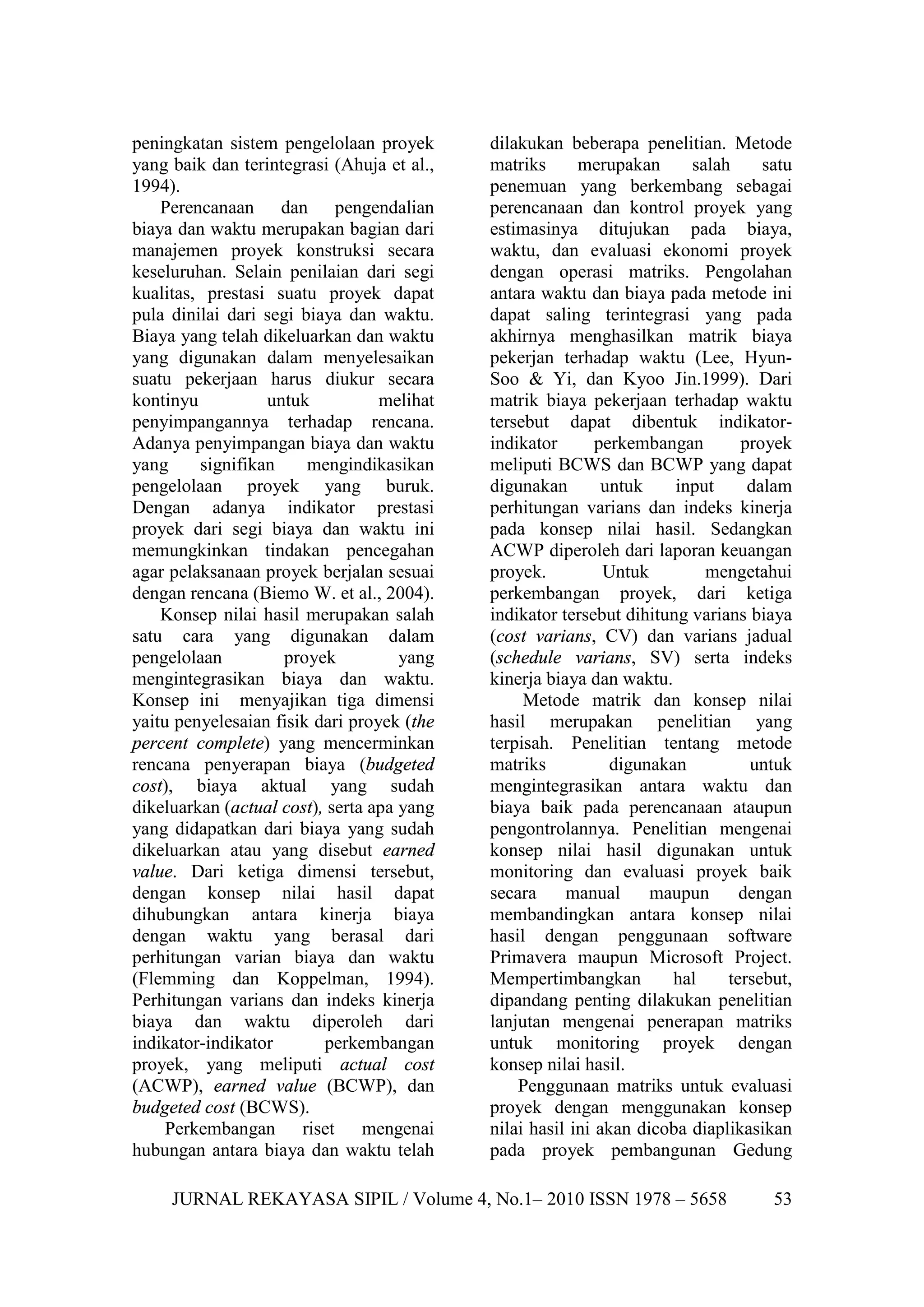Aplikasi matriks dalam teknik sipil | PDF