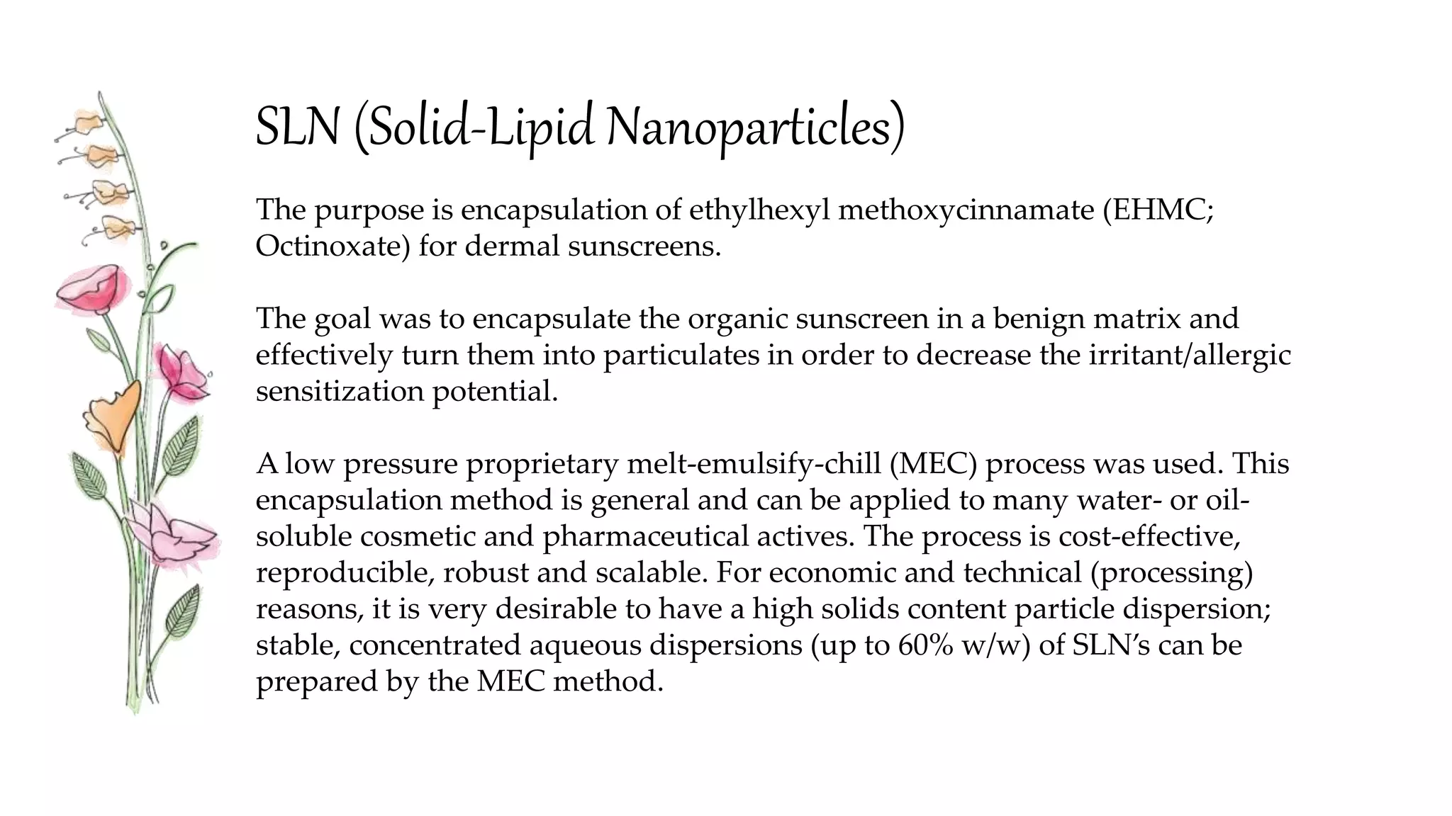 Microencapsulation for Cosmetic Application | PPTX