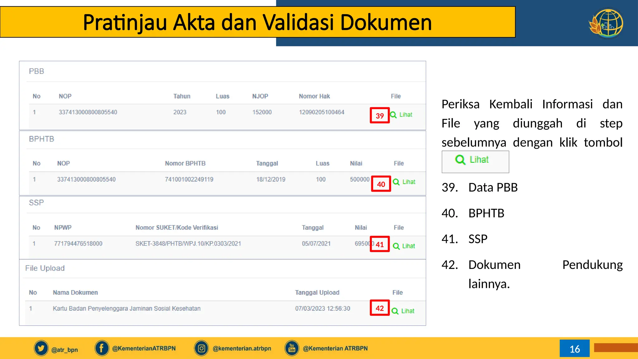 Aplikasi Pelaporan Akta Mitra Kerja PPAT | PPTX