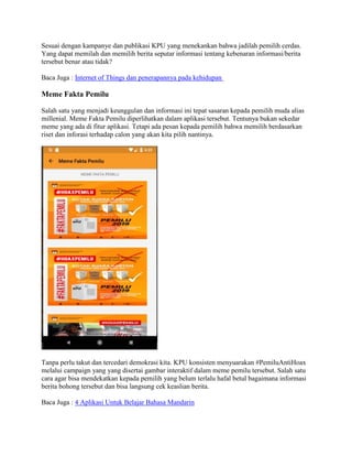 Aplikasi pemilu | PDF