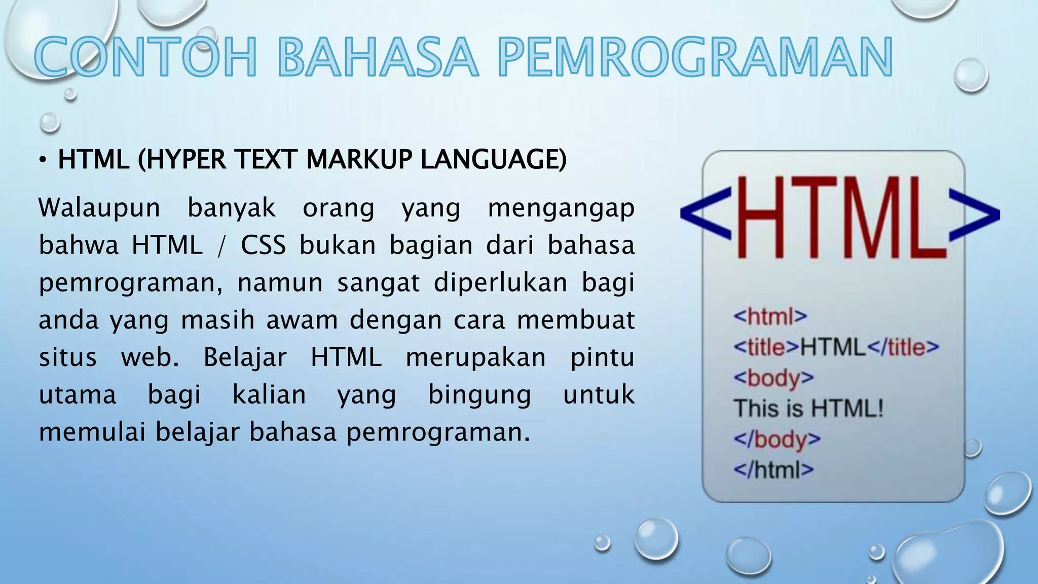 Aplikasi pemrograman | PPT