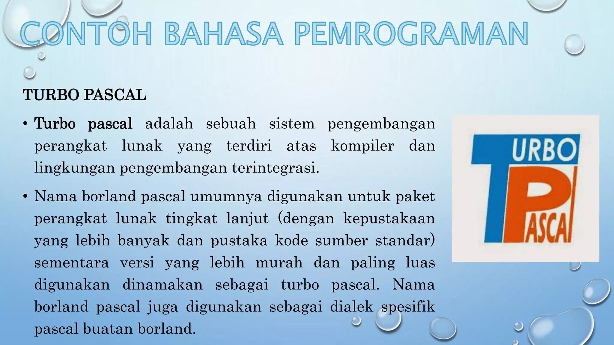 Aplikasi pemrograman | PPT