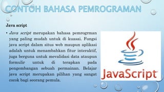 Aplikasi pemrograman | PPT