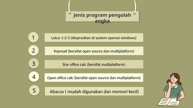 Aplikasi Pengolah Angka, excel dan .pptx