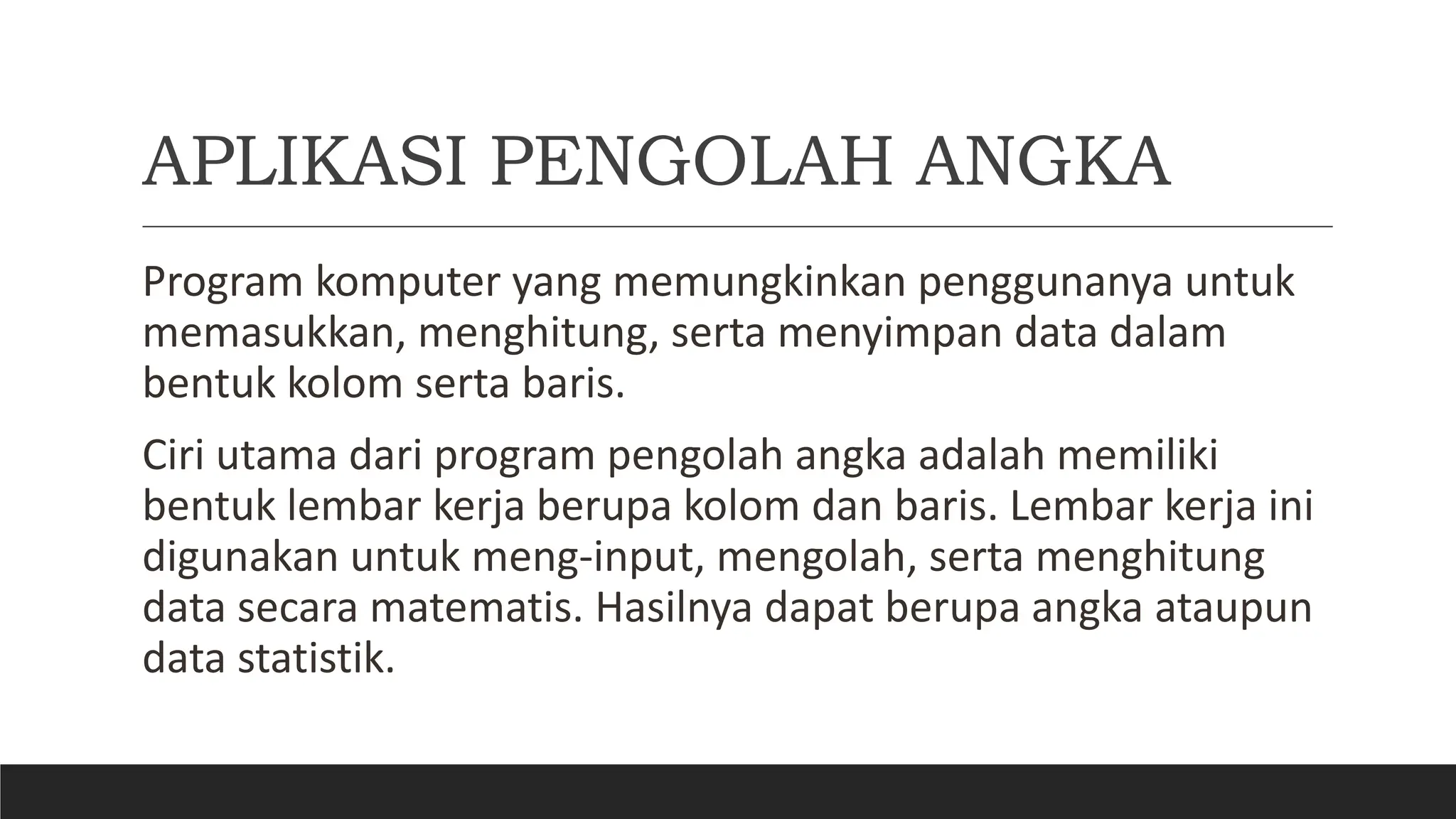 PRESENTASI APLIKASI PENGOLAH SPREADSHEET.pptx