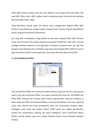 Aplikasi perkantoran indah nirwana | PDF
