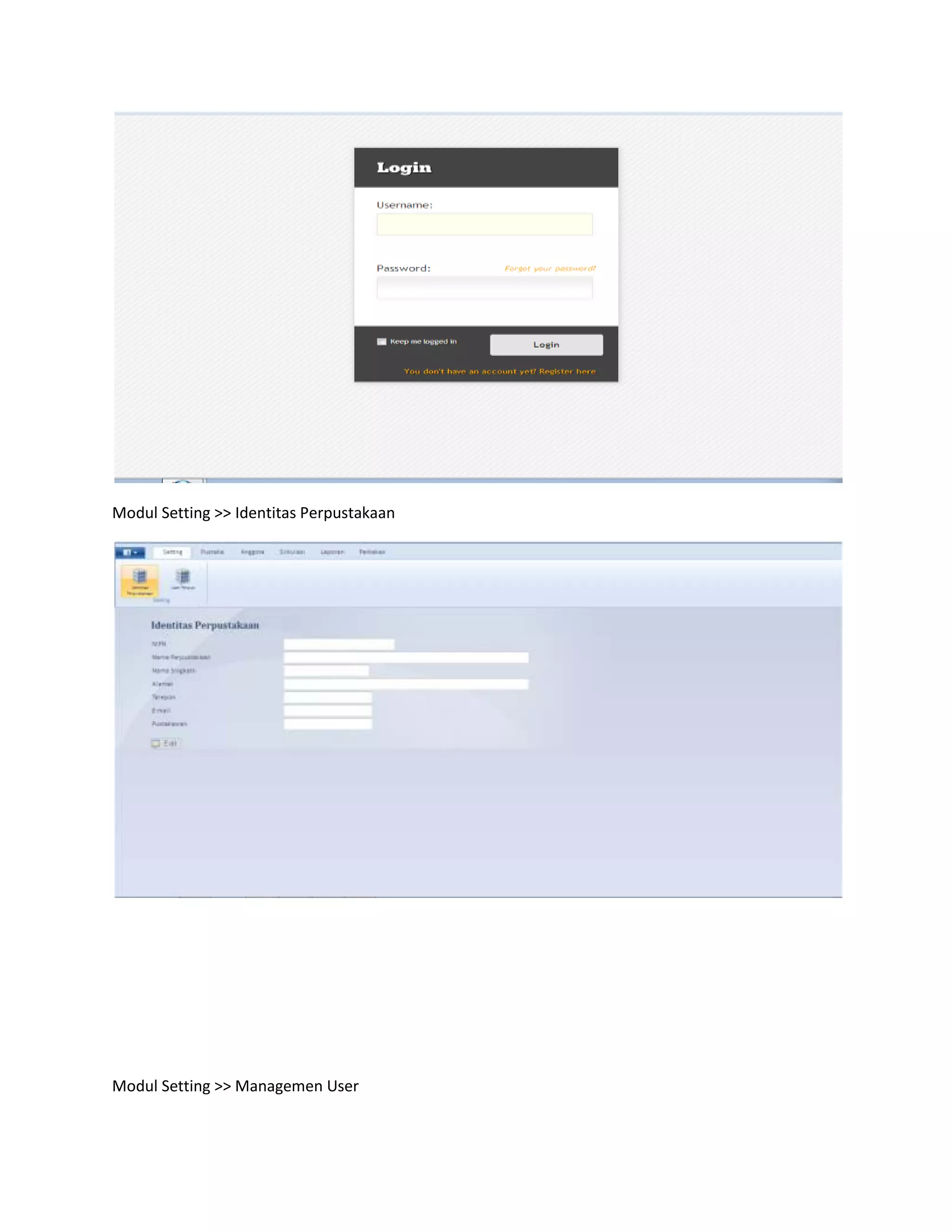 Aplikasi perpustakaan berbasis web | DOCX