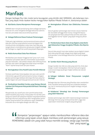 Aplikasi pilkada 2020 sebagai strategi pemenangan pilkada serentak | PDF