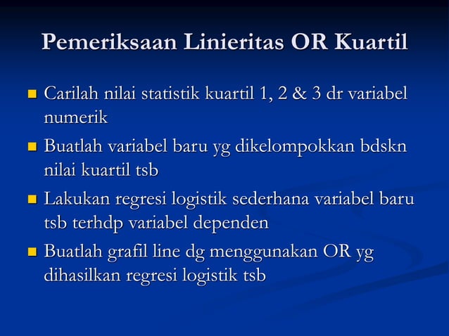 Aplikasi Regresi Logistik-uji t.ppt
