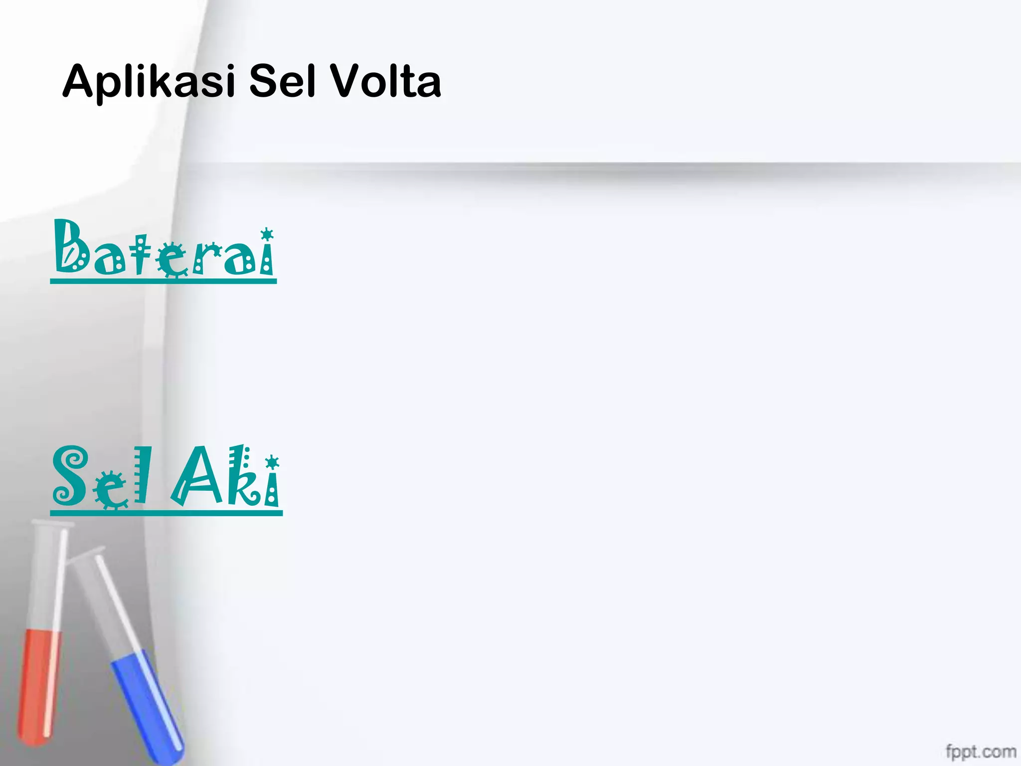 Aplikasi sel volta & sel elektrolisis new | PPT