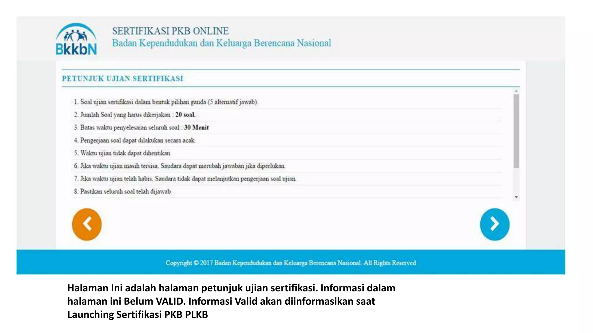 Penjelasan Penggunaan Aplikasi sertifikasi PKB/PLKB 2017 | PPTX