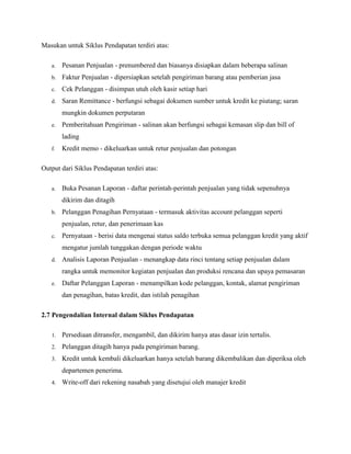 Aplikasi siklus pendapatan (sia) | PDF