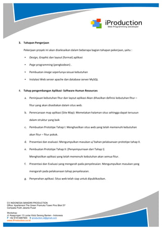 Aplikasi sistem informasi human resource development berbasis web ...