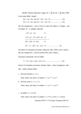 Aplikasi sistem persamaan diferensial_ | DOCX
