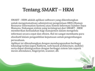 Aplikasi Smart HRM | PPTX
