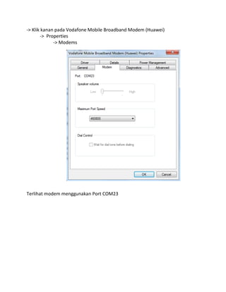 Aplikasi sms sederhana dengan gammu dan java | PDF