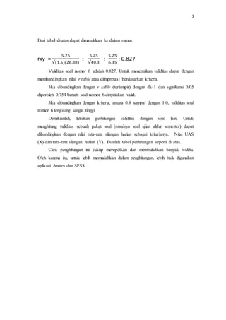 Aplikasi spss dan anates | DOCX
