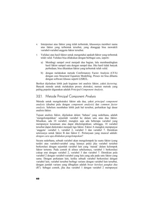 Aplikasi spss pada statistik multivariat | PDF