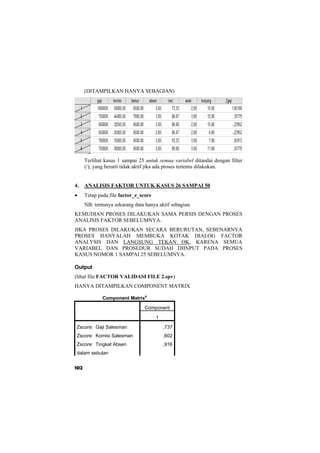 Aplikasi spss pada statistik multivariat | PDF