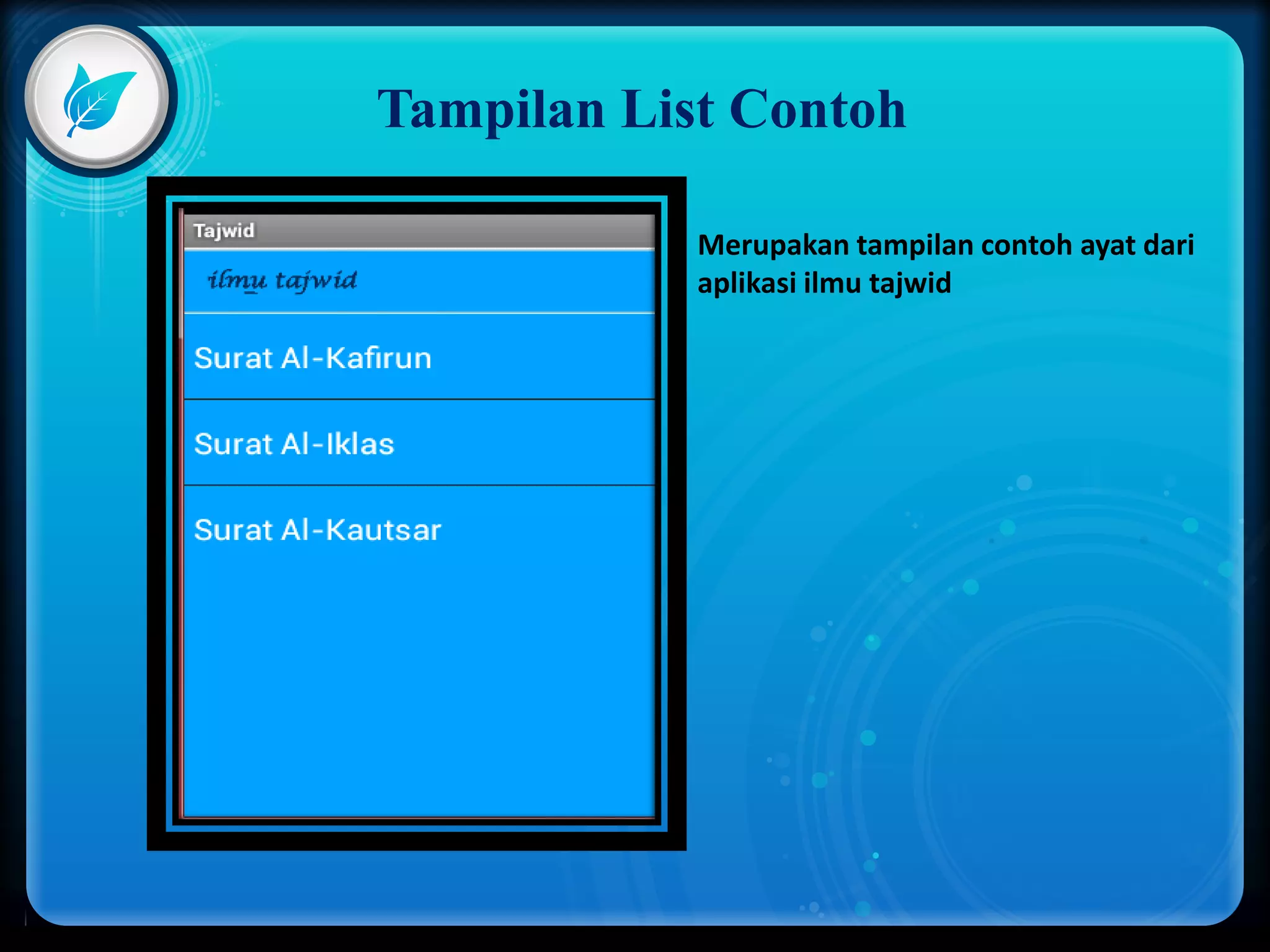 Aplikasi tajwid copy | PPTX