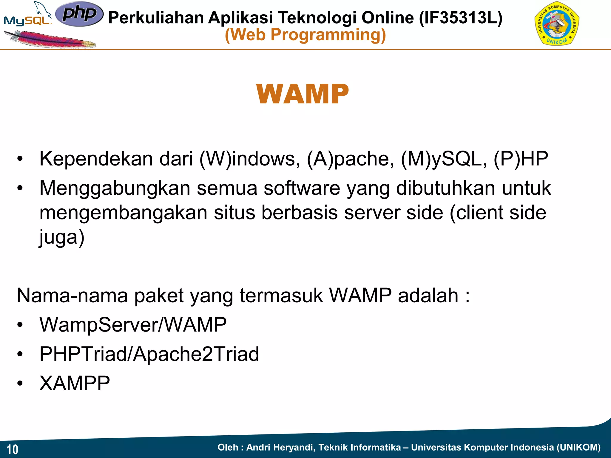 Aplikasi teknologi online | PDF
