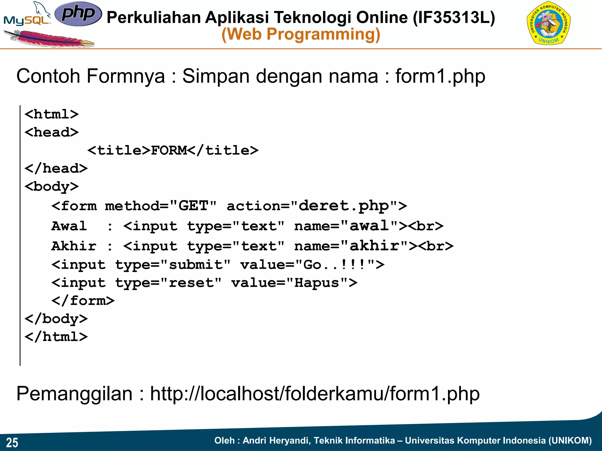 Aplikasi teknologi online | PDF