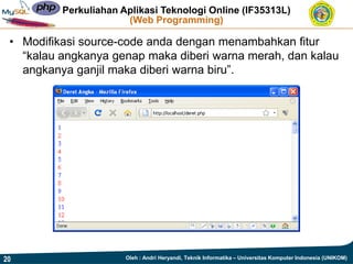 Aplikasi teknologi online | PDF